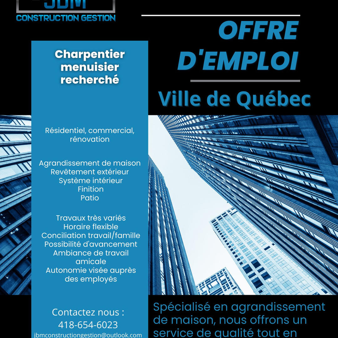 10422 Offres d'emploi dans la construction - Portail officiel - Banque ...